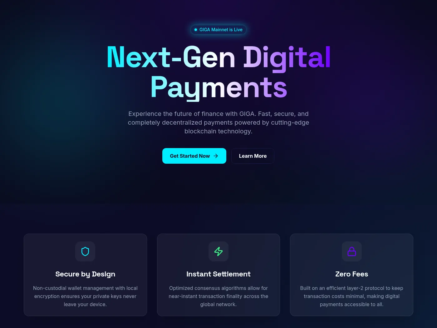 GIGA Decentralized Payments