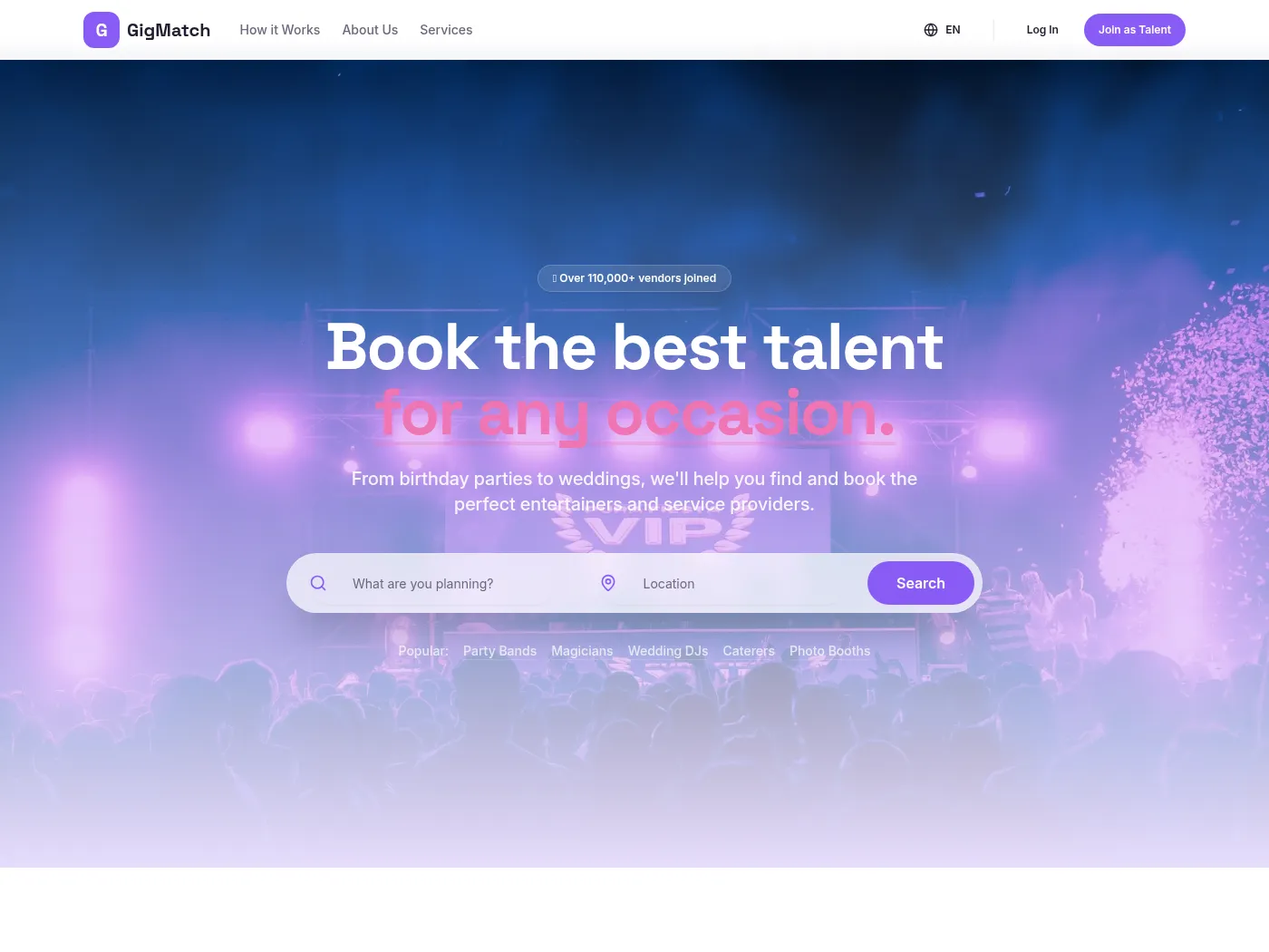 GigMatch Platform