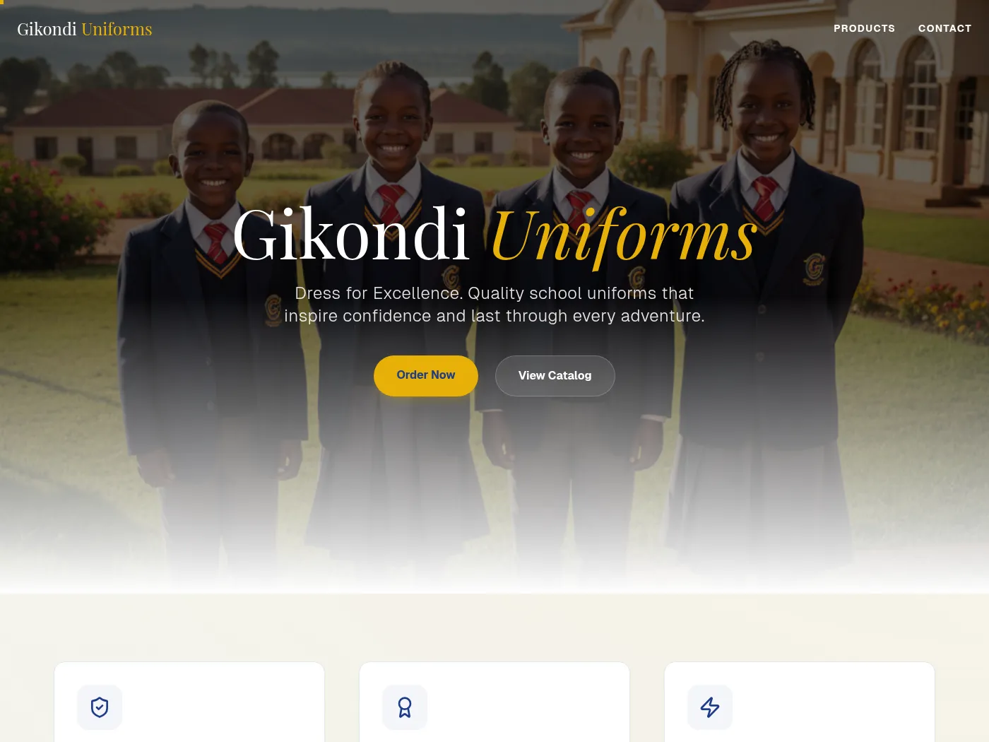 Gikondi Uniforms Poster