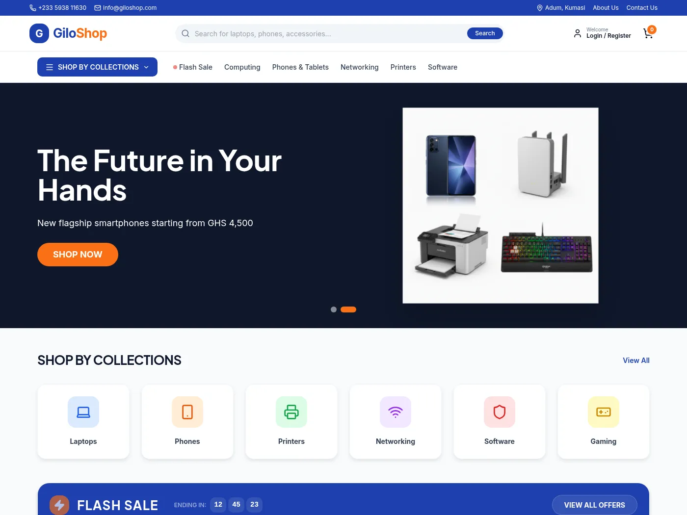 GiloShop Web Clone