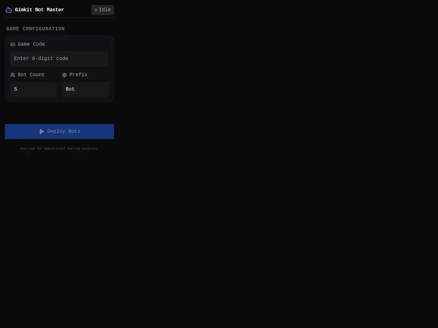 Gimkit Bot Extension