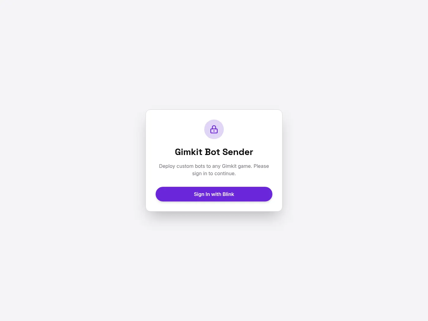 Gimkit Bot Sender