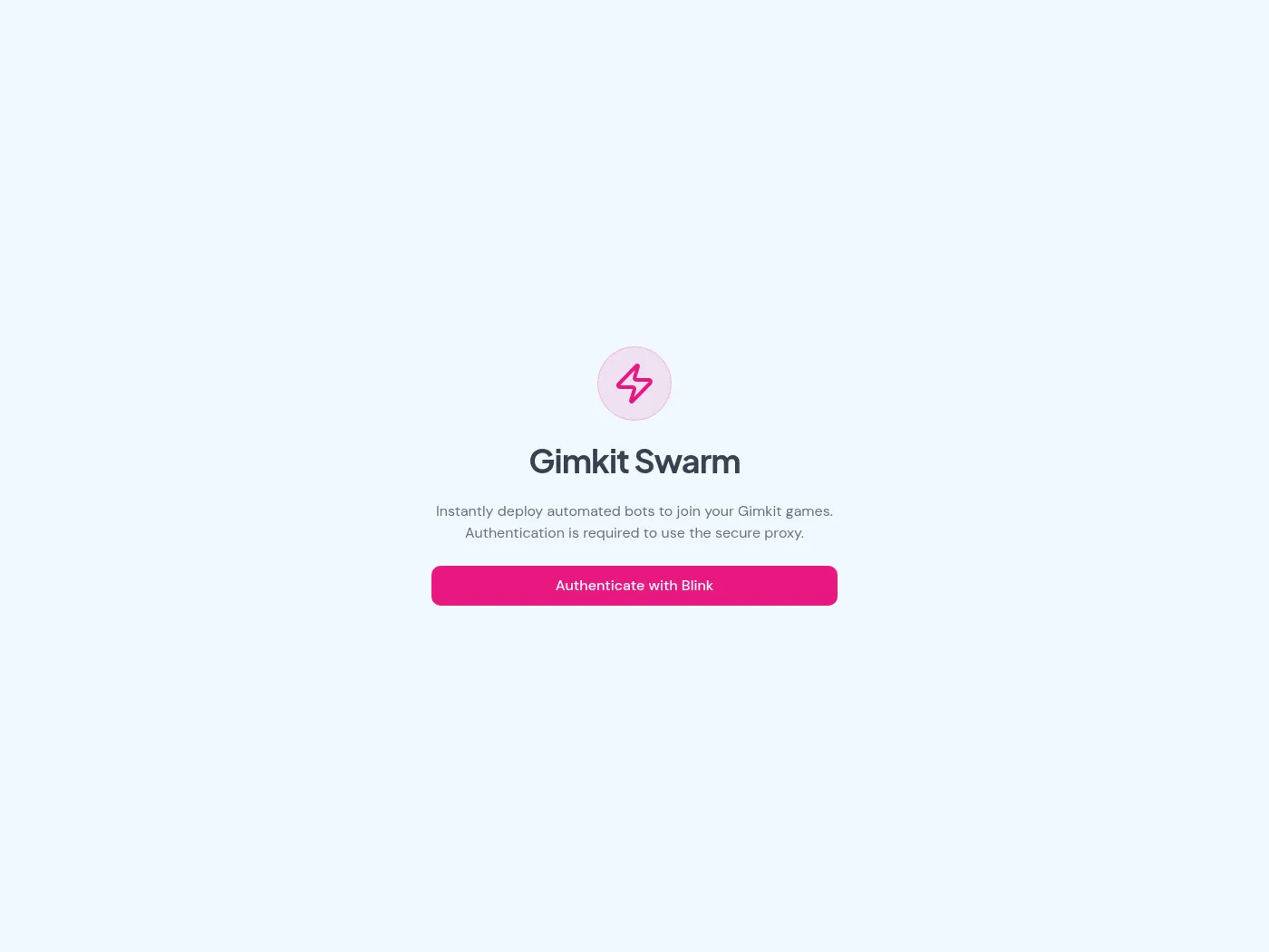 Gimkit Bot Swarm