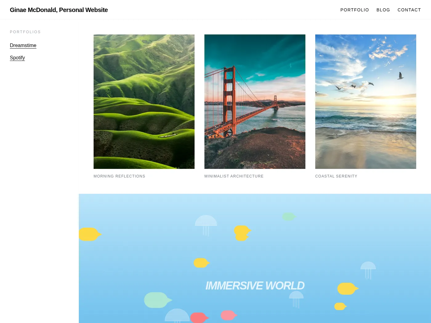 Ginae McDonald Personal Site