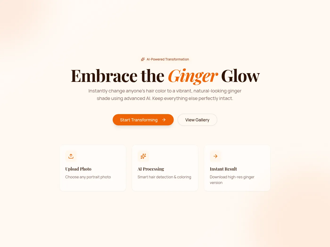 Ginger Hair Changer