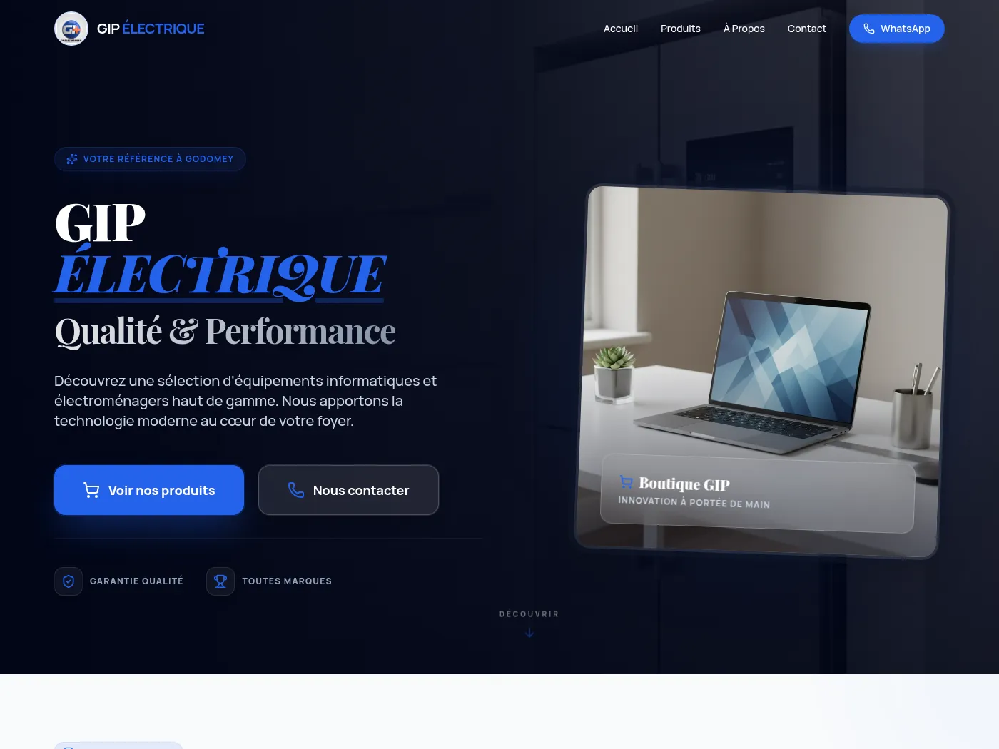 GIP Électrique Web Launch