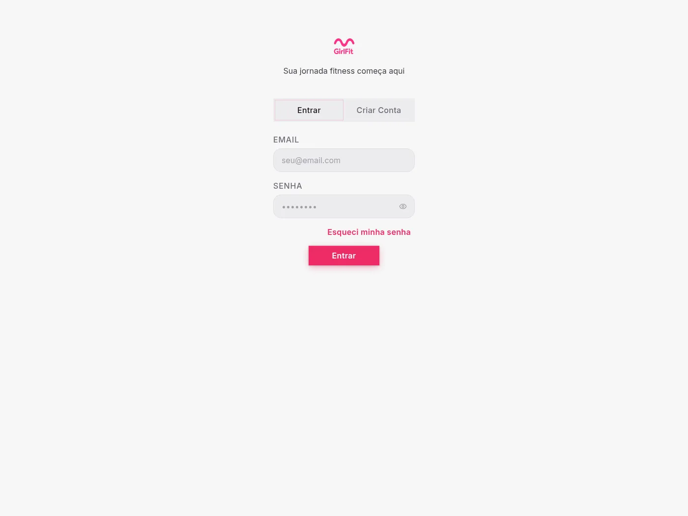 GirlFit Wellness App