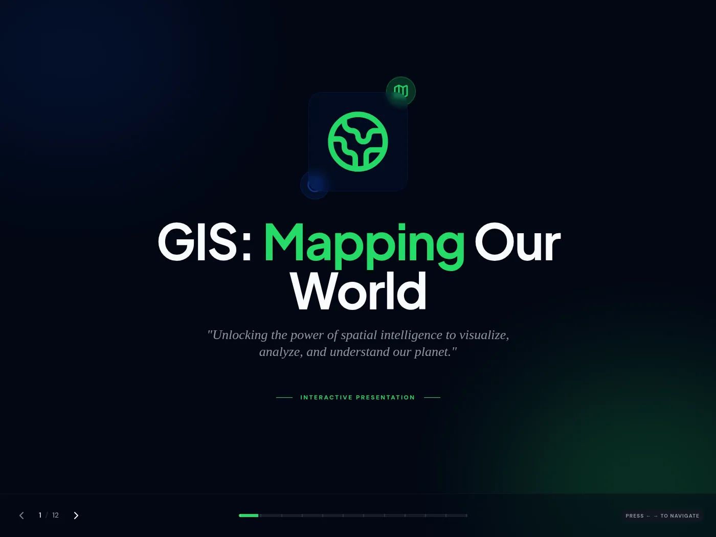 GIS Slide Deck Creator