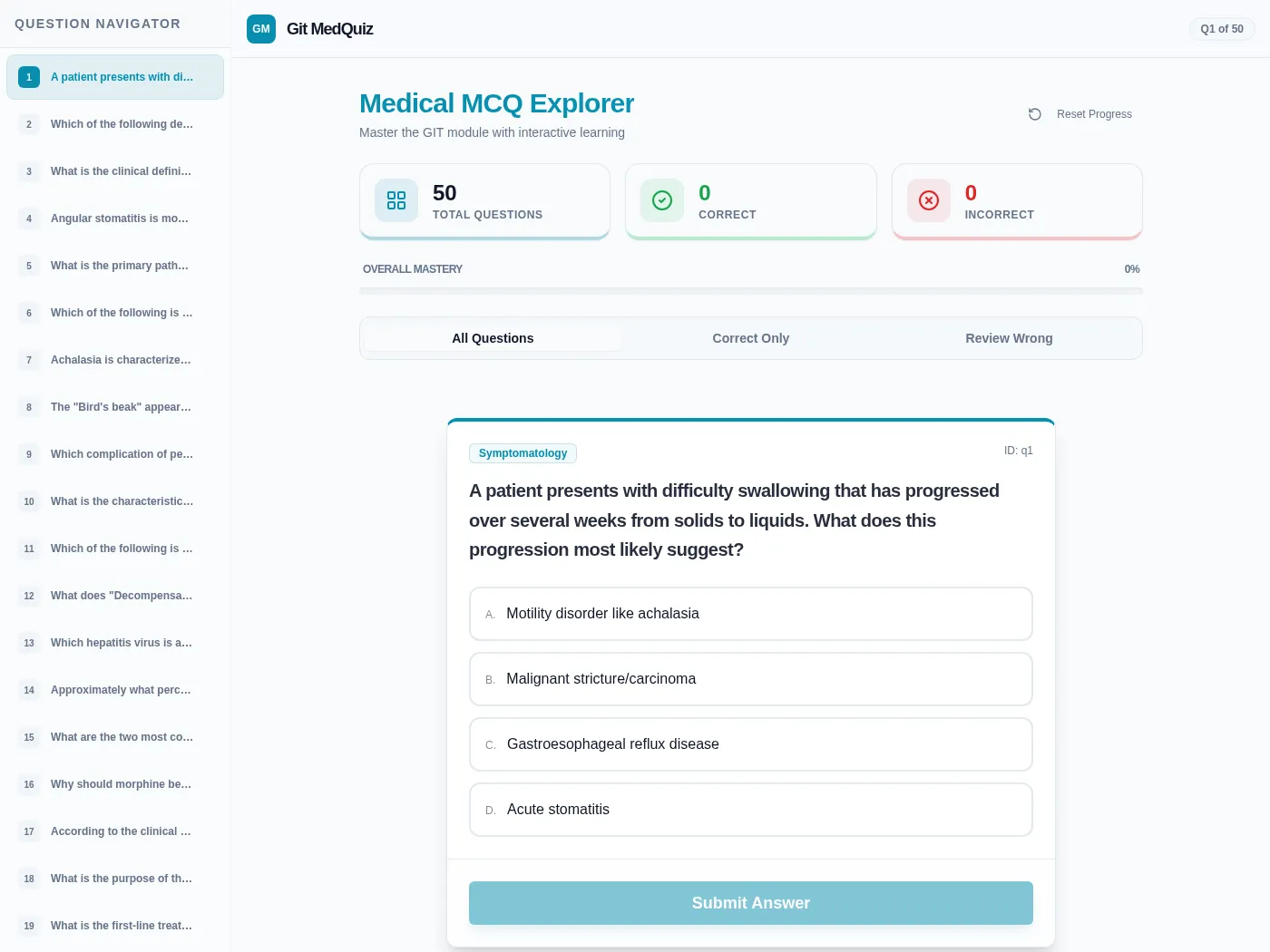 Git Medical Notes Explorer