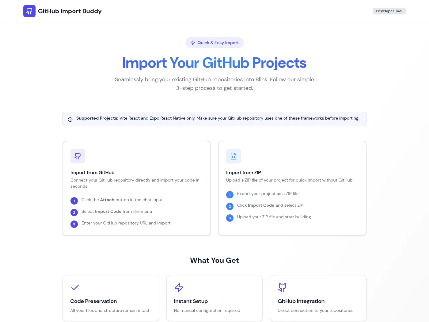 GitHub Import Buddy