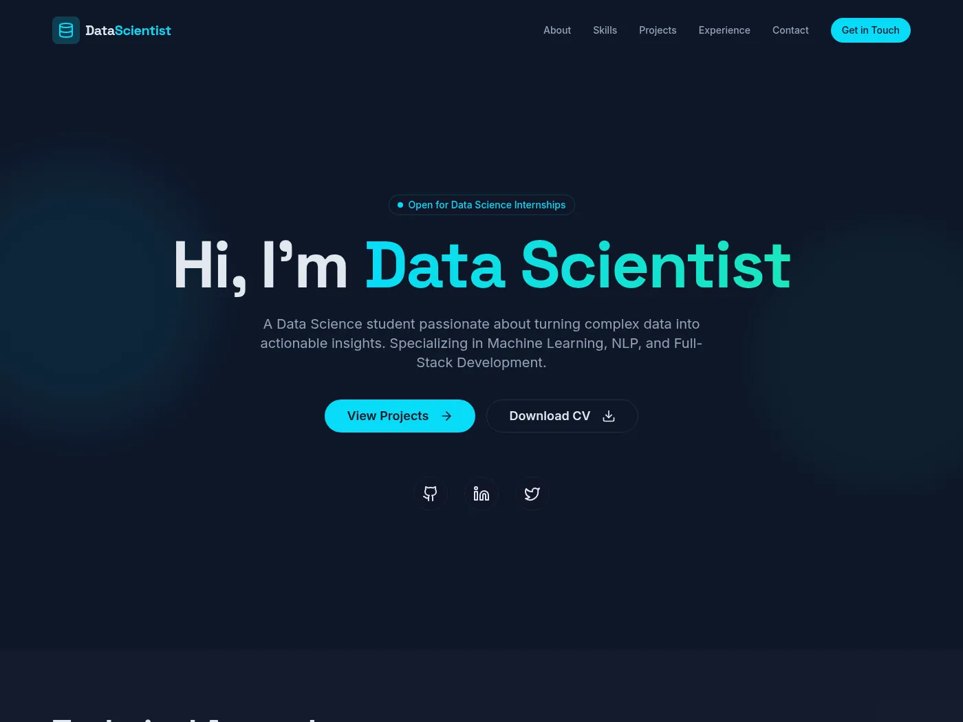 Data Science Intro Page