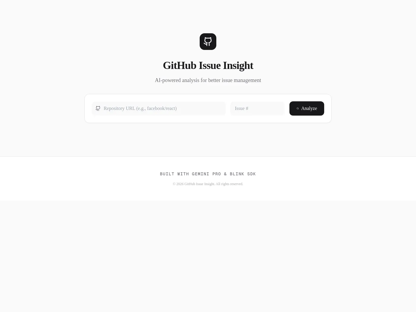 GitHub Issue Insight
