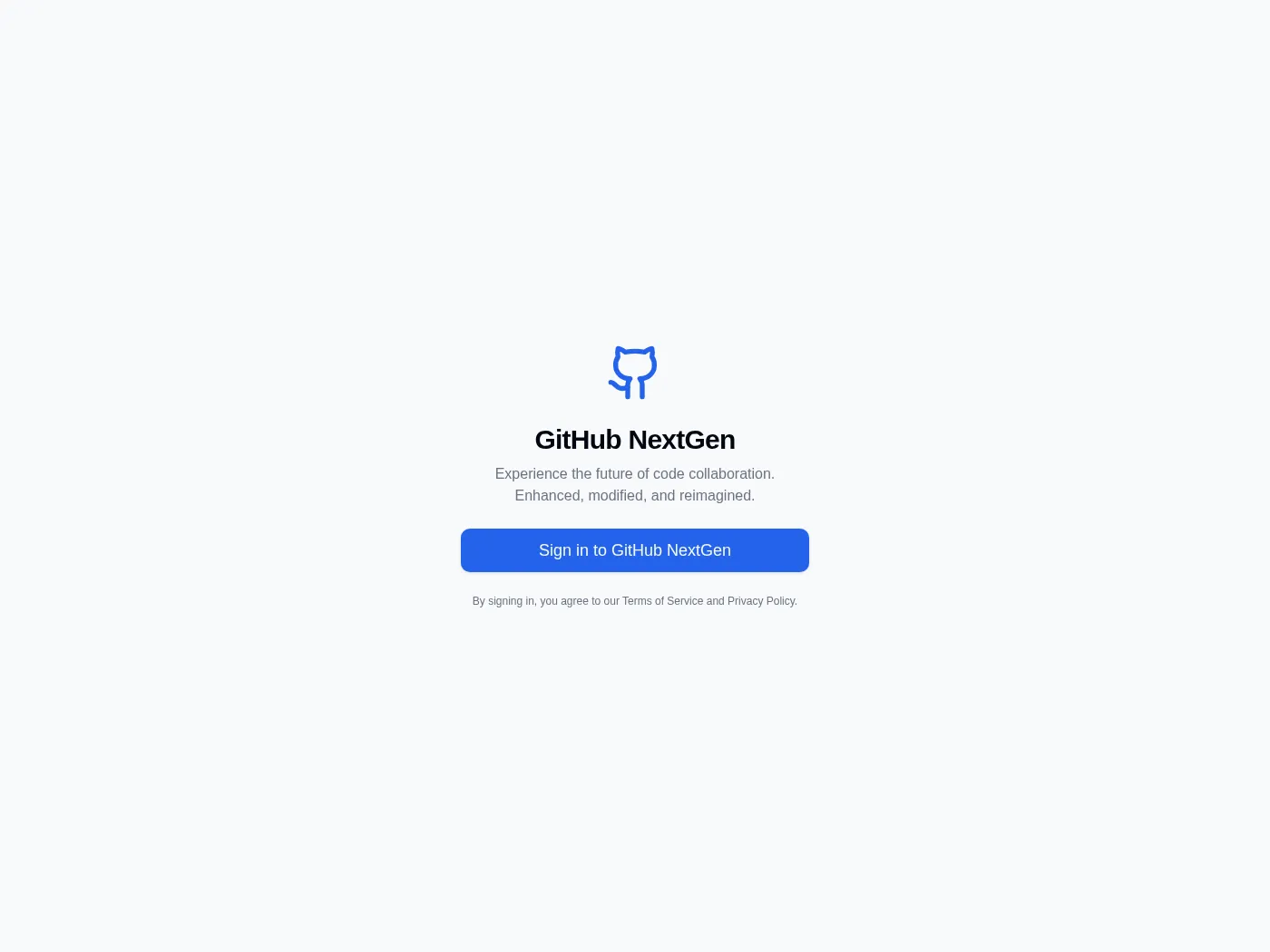 GitHub NextGen