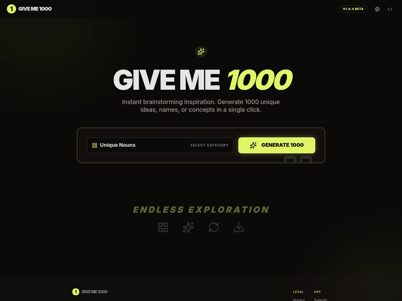 Give Me 1000