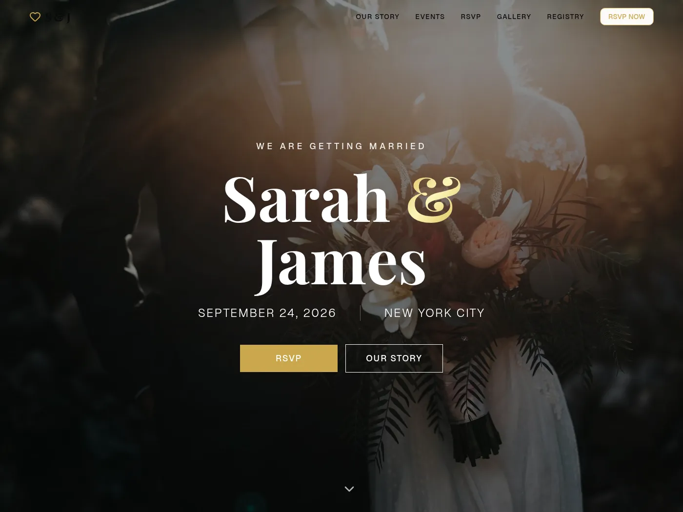 Glamour Wedding Site