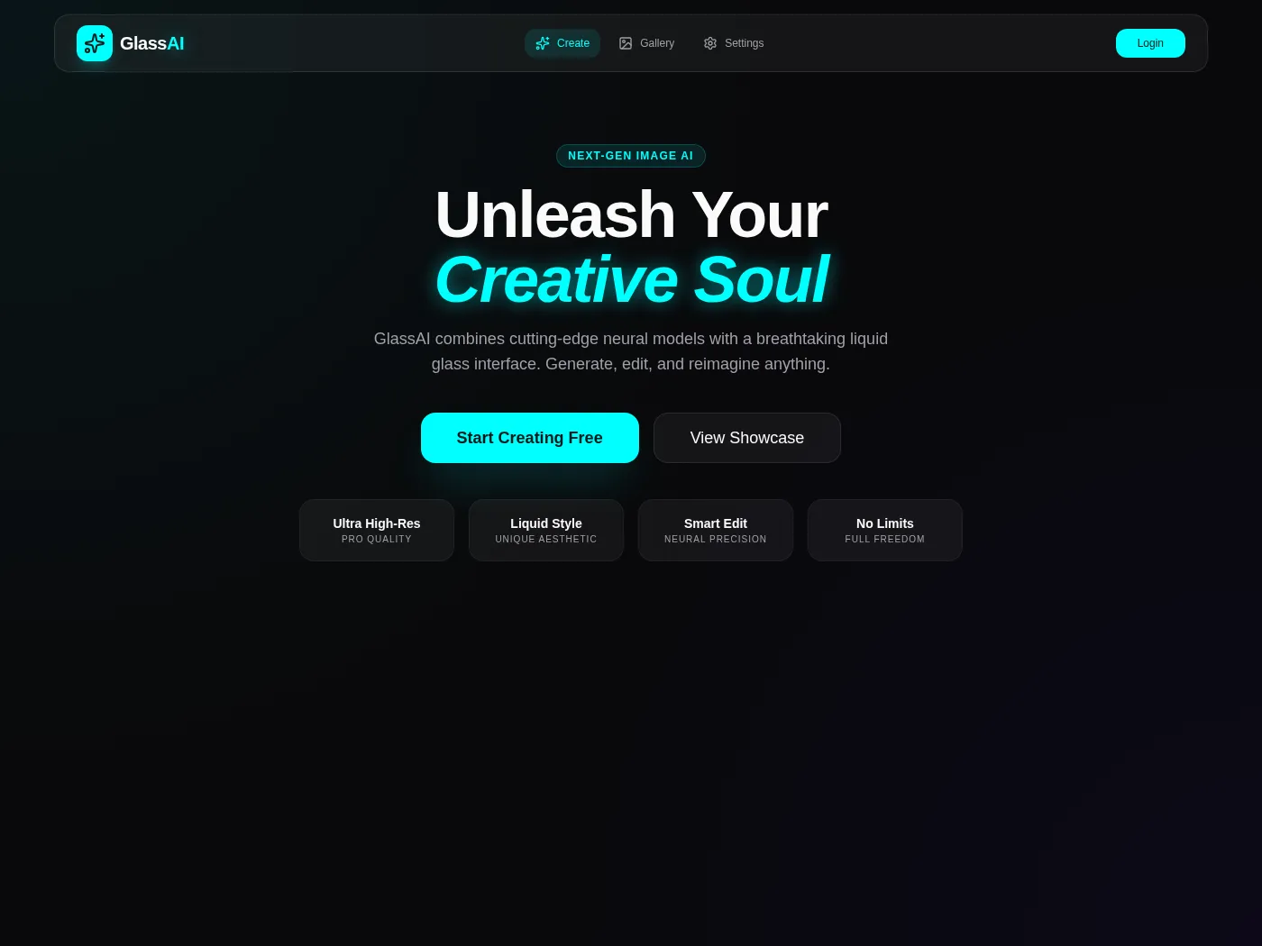 GlassAI Image Creator
