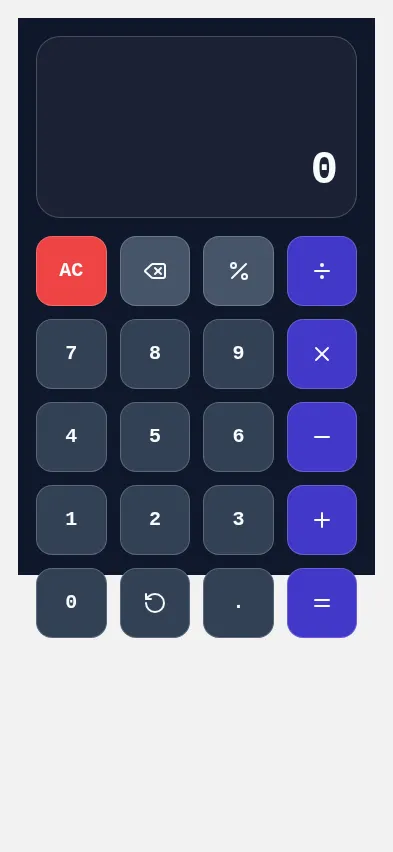 GlassCalc Modern Calculator