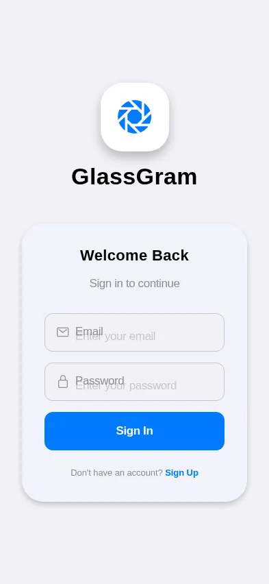 GlassGram Messenger
