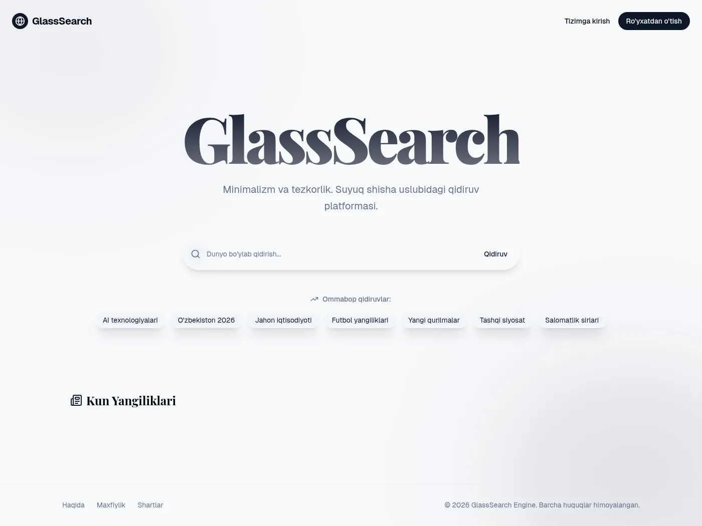 GlassSearch Engine