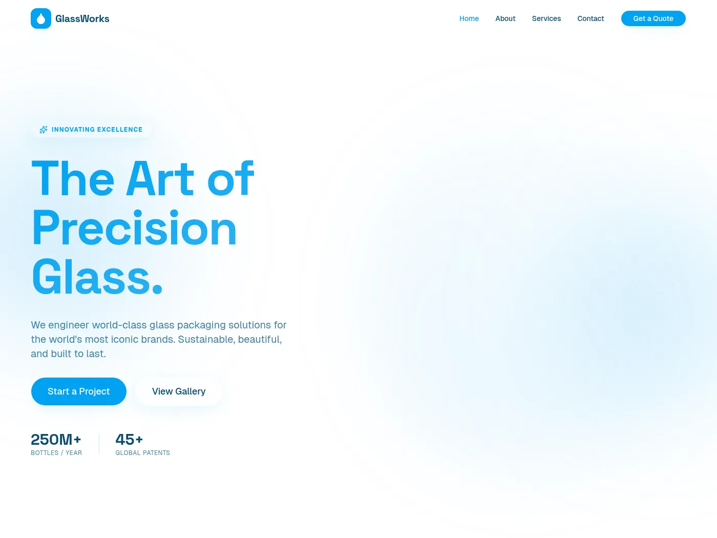 GlassWorks Web Presence