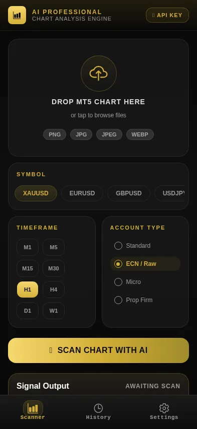 Glassy Gold App