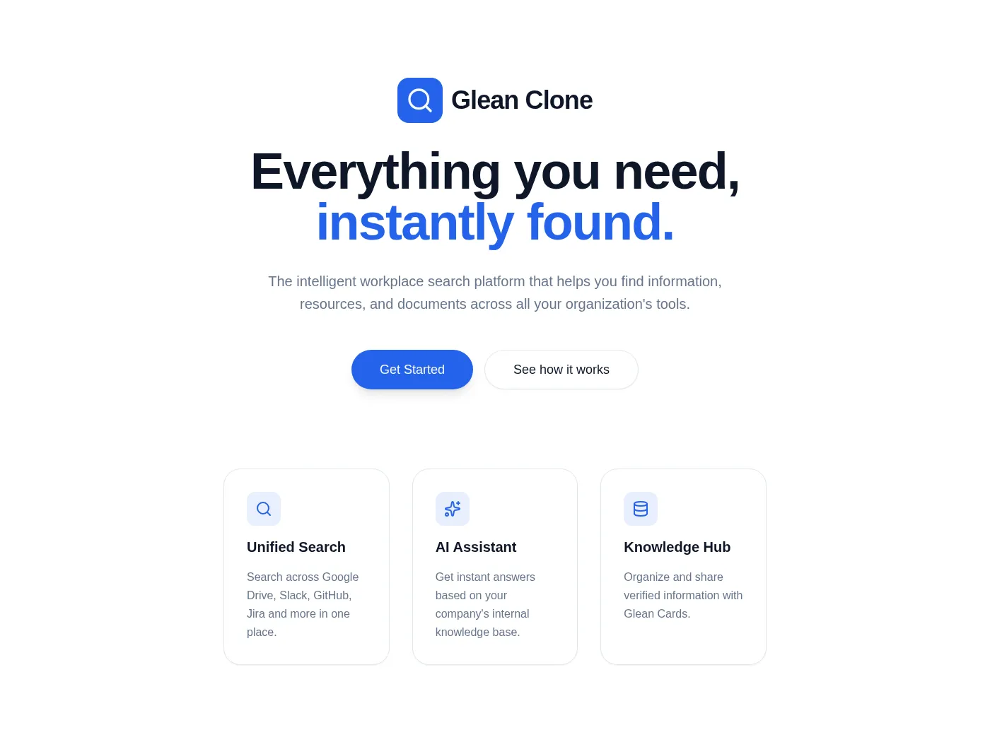 Glean Clone