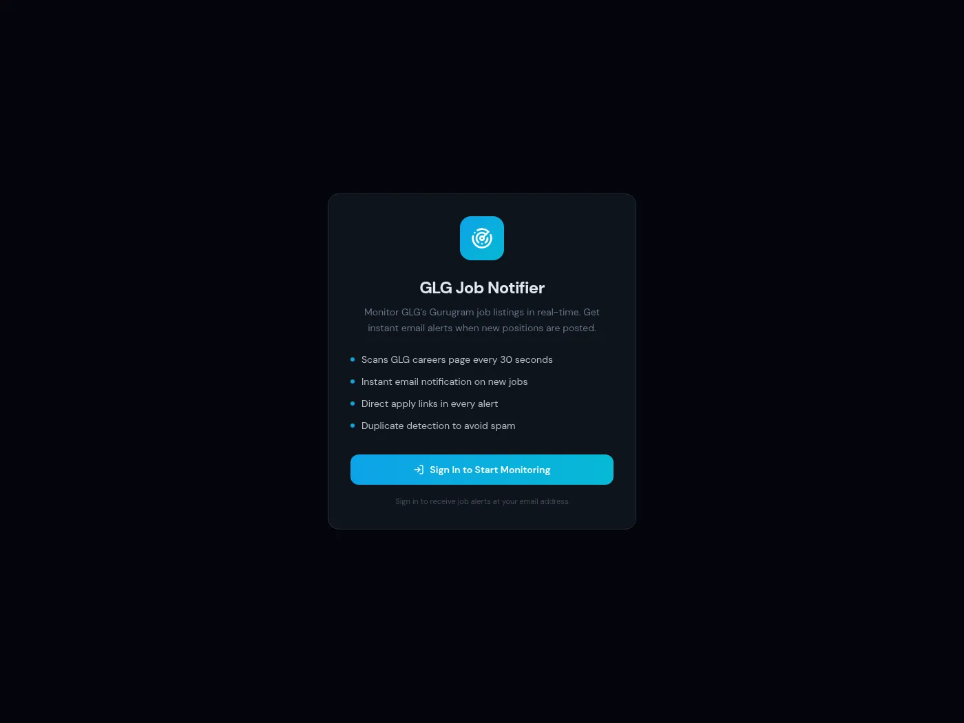 GLG Job Notifier