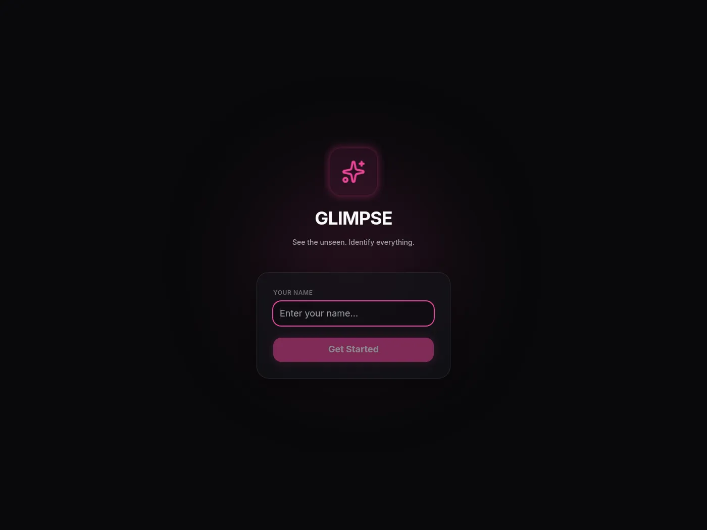GLIMPSE Visual & Audio ID