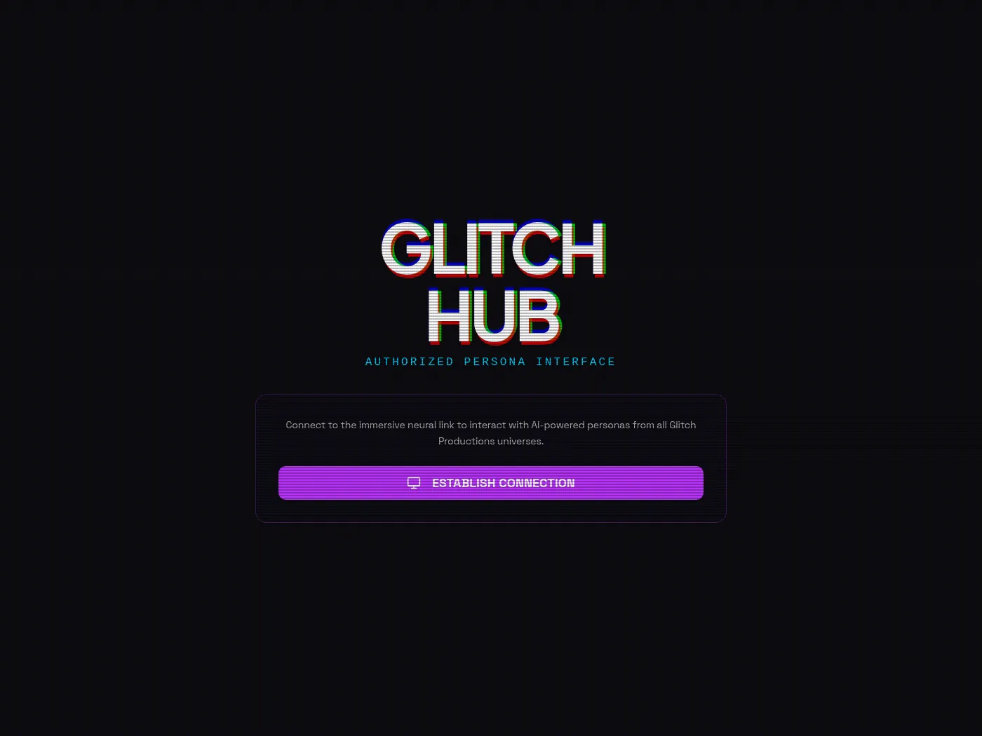 Glitch Character AI Hub
