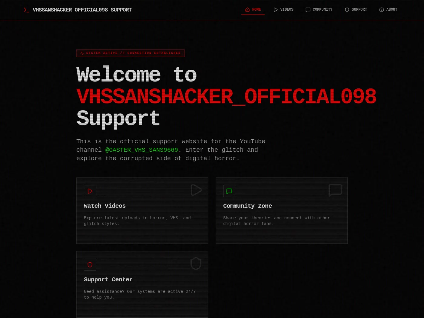 GlitchHack Support Hub