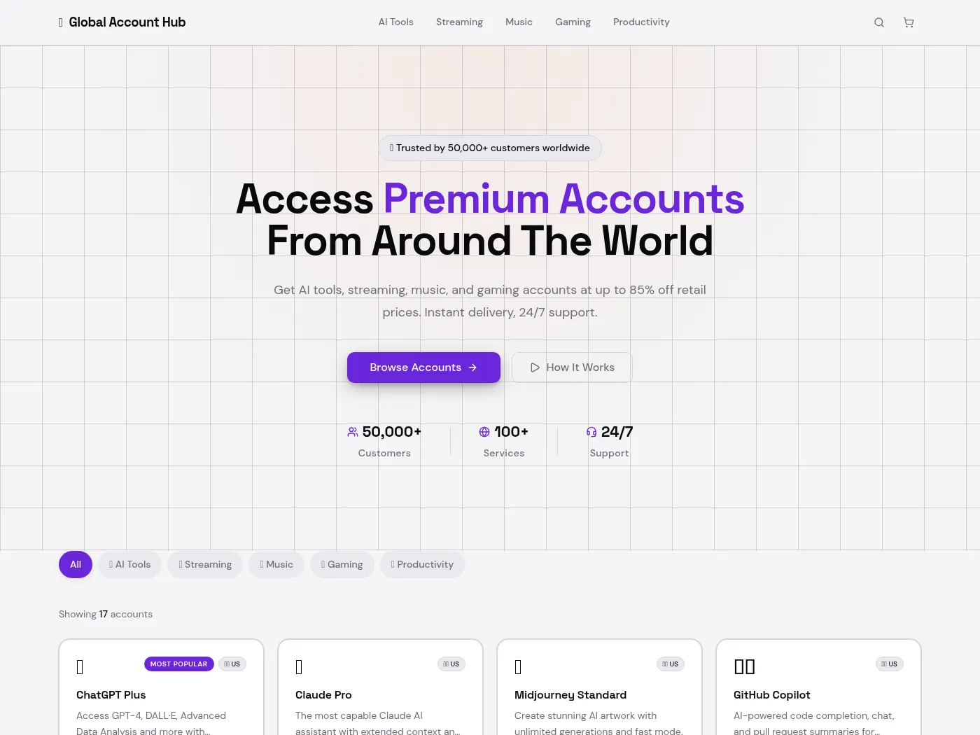 Global Account Hub