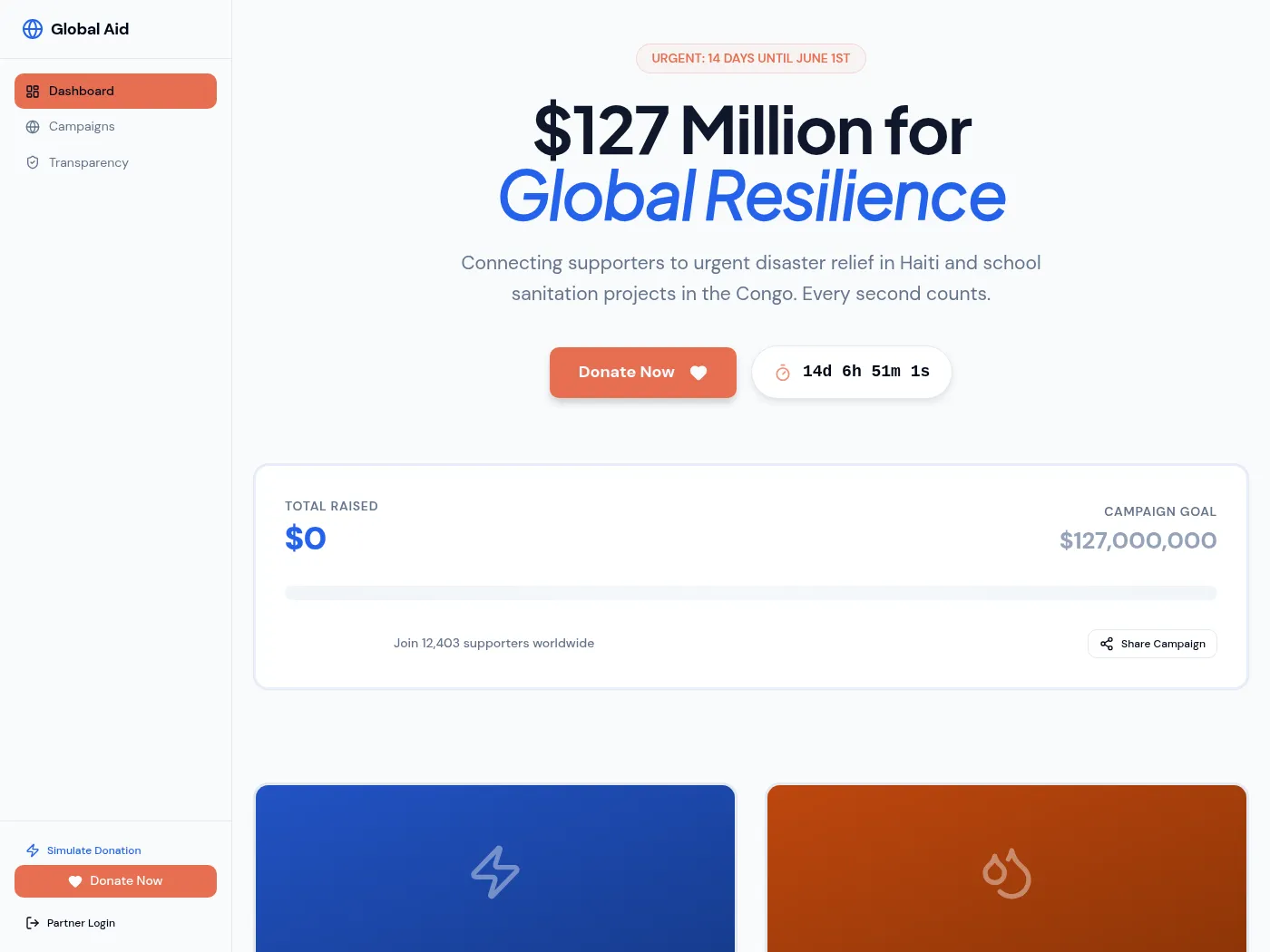 Global Aid Fundraiser