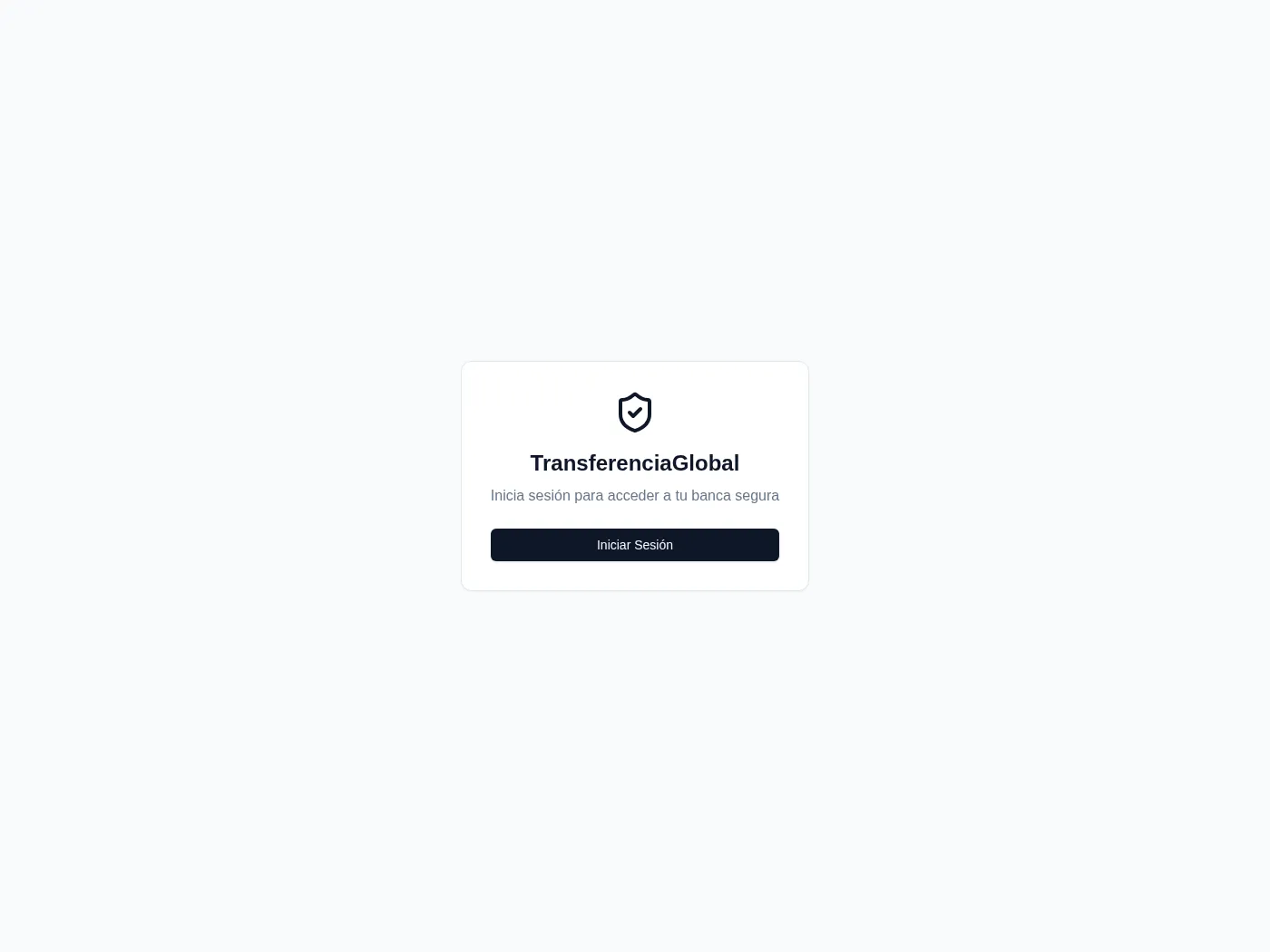 Global Bank Transfer Platform (Spanish UI)