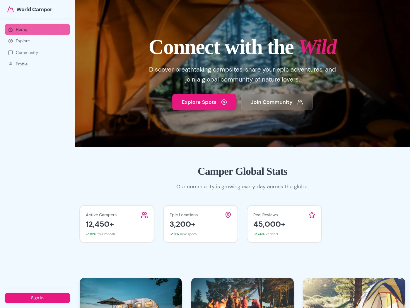 World Camper Connect
