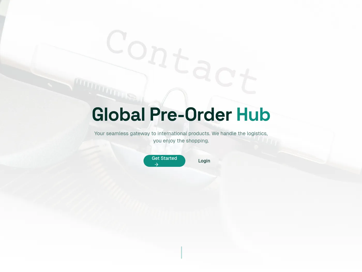 Global Pre-Order Hub