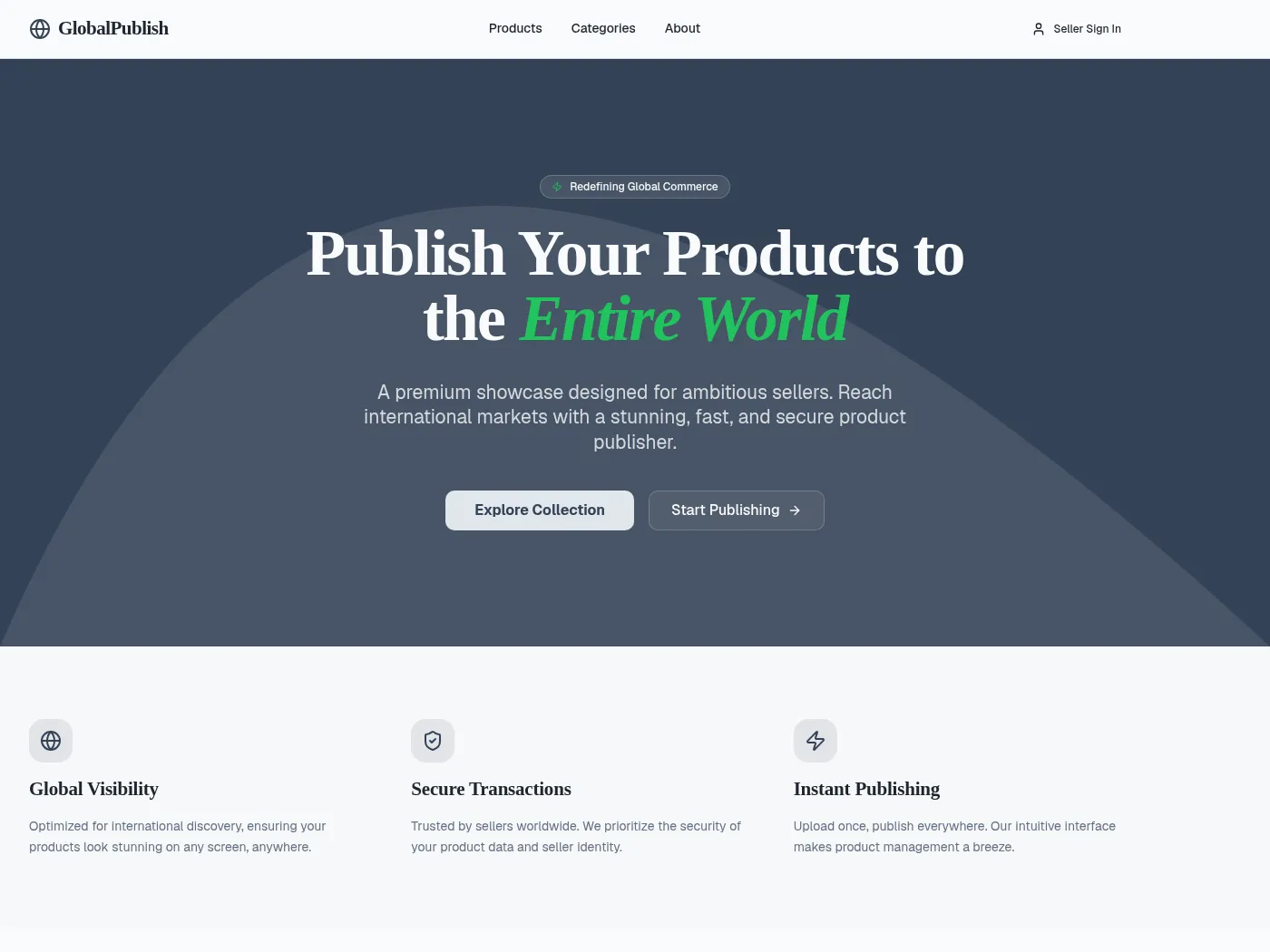 Global Product Publisher