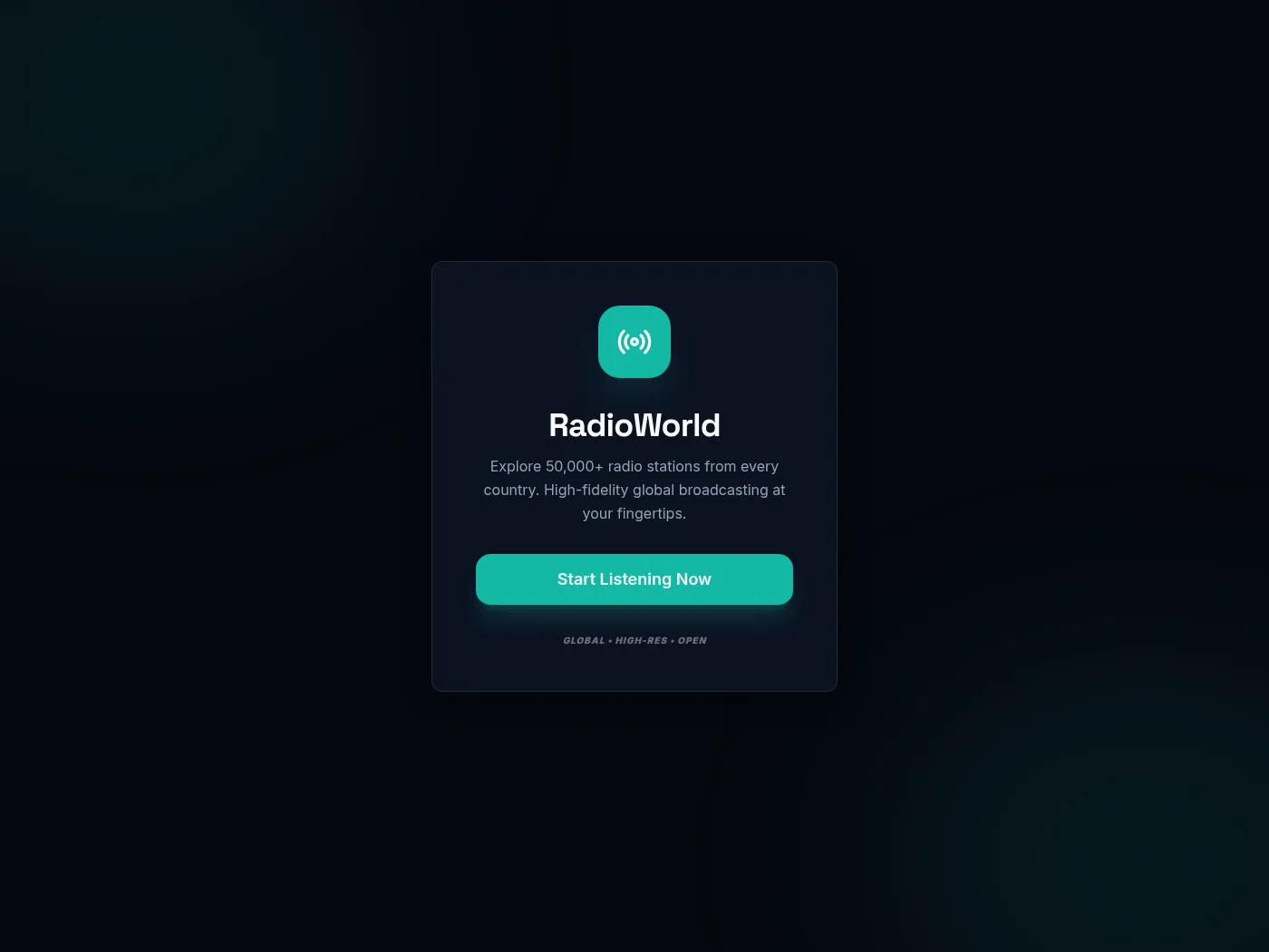 Radio World Explorer
