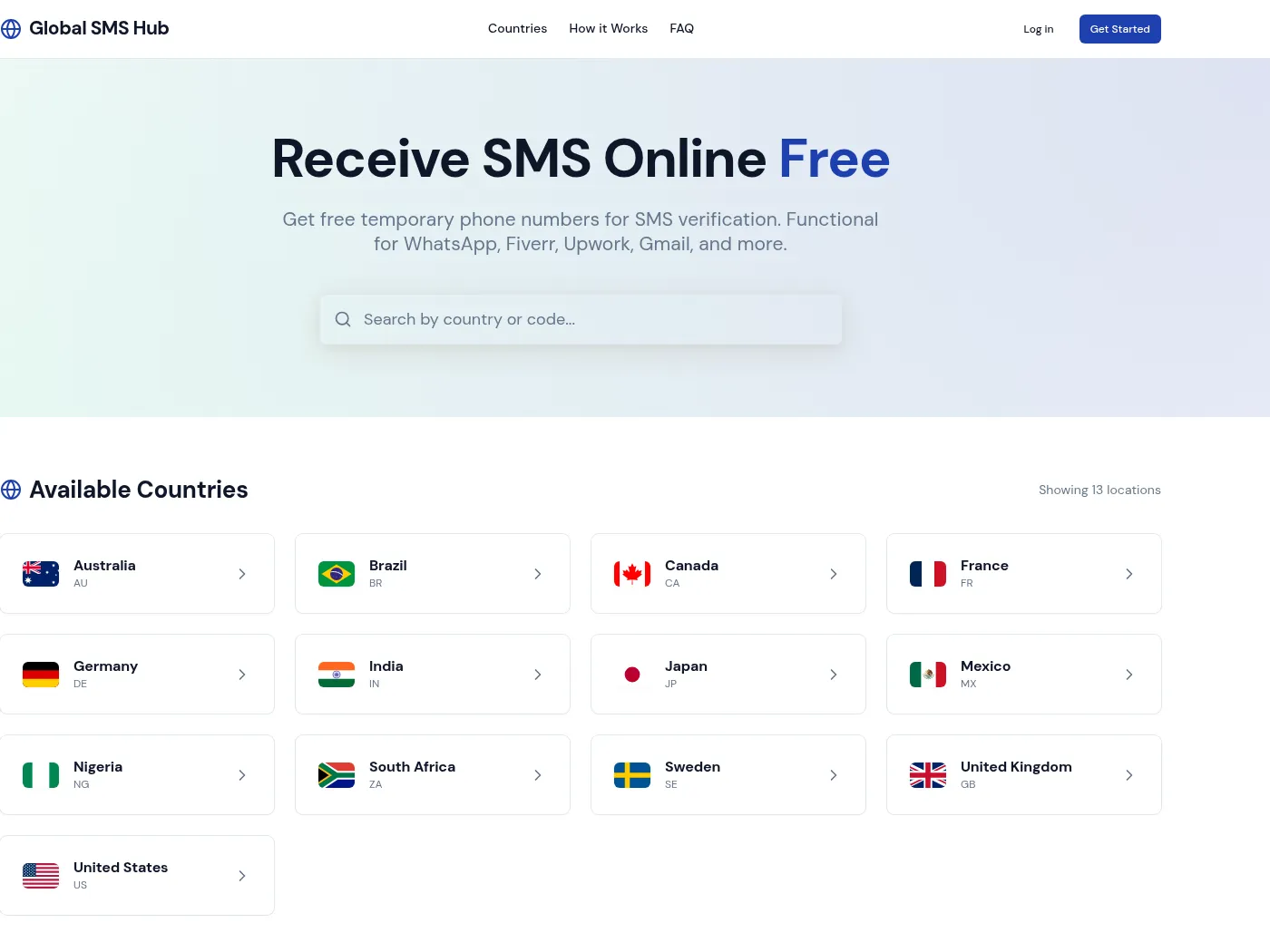 Global Free SMS Hub