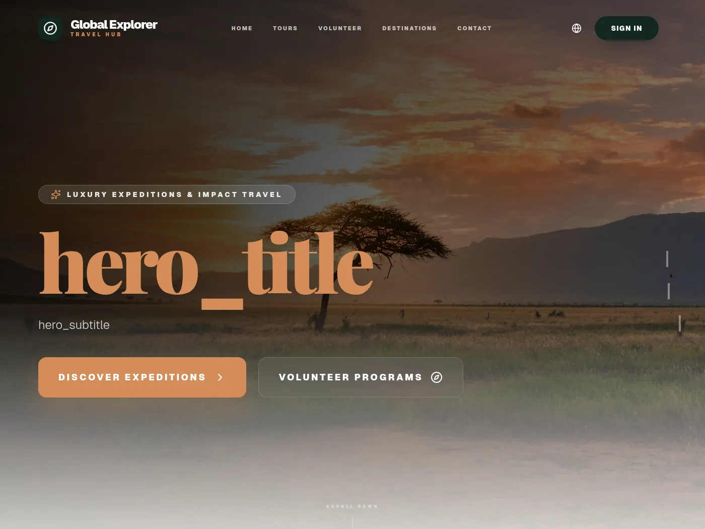 Global Explorer Travel Hub