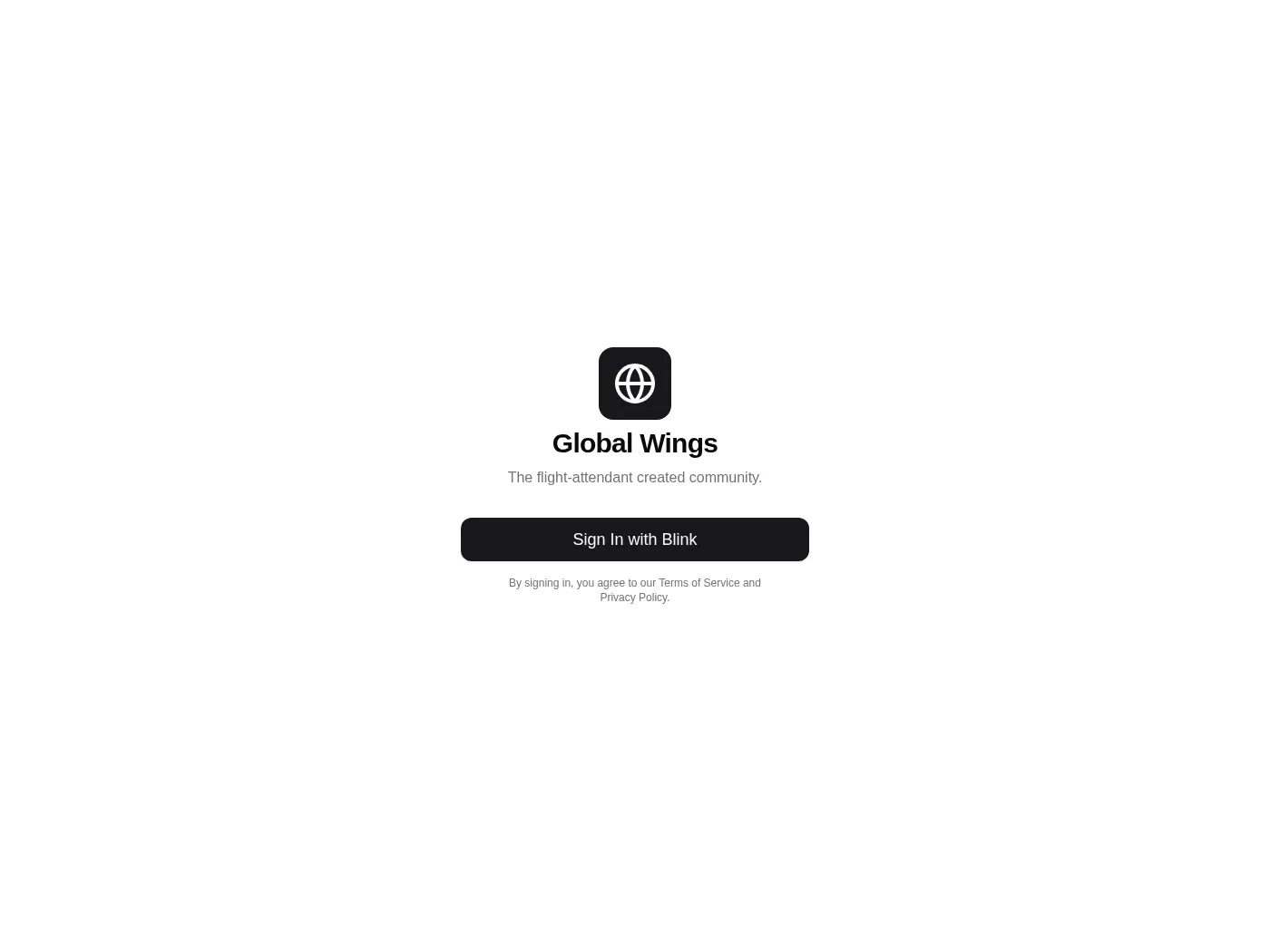 Global Wings Crew App