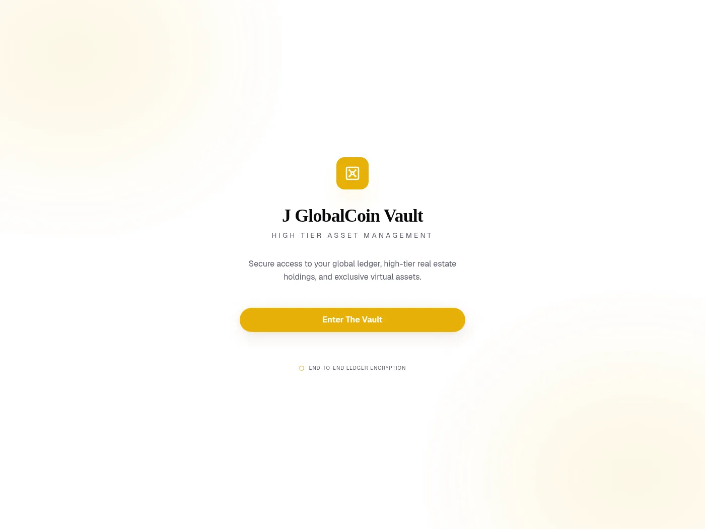 J GlobalCoin Vault