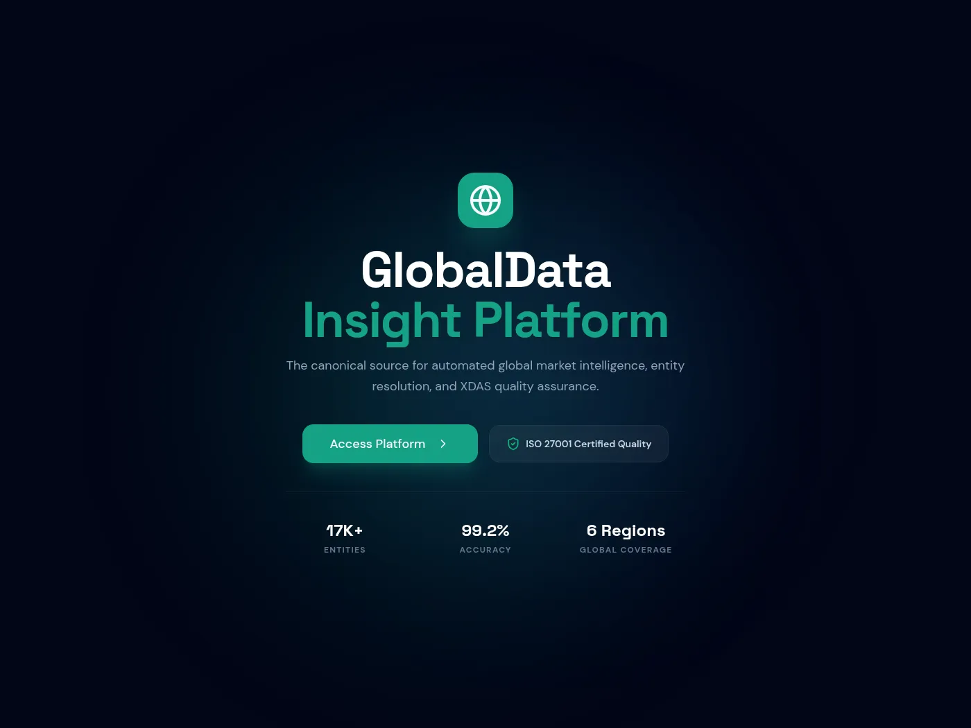 GlobalData Insight Platform