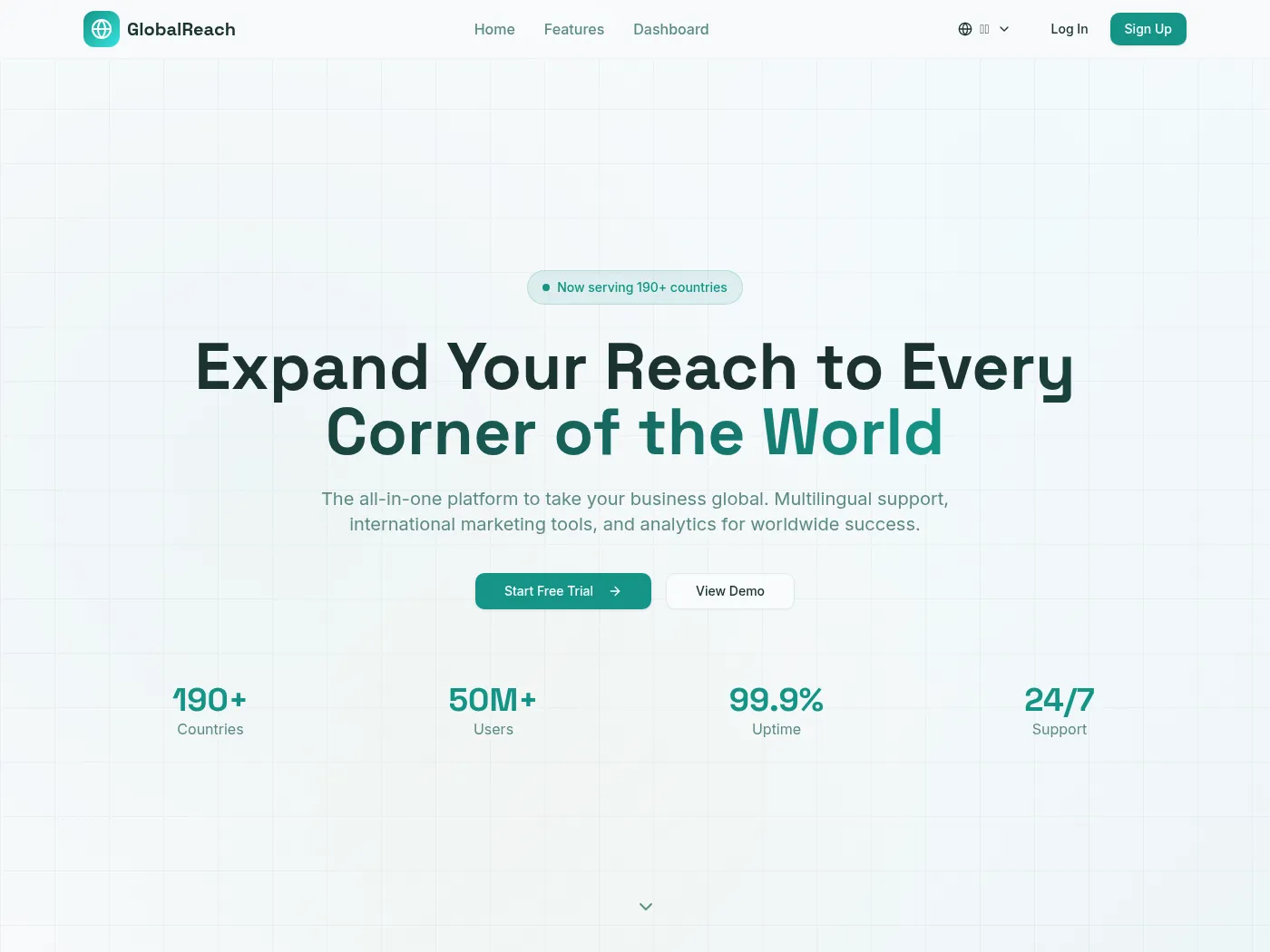 GlobalReach Web Platform