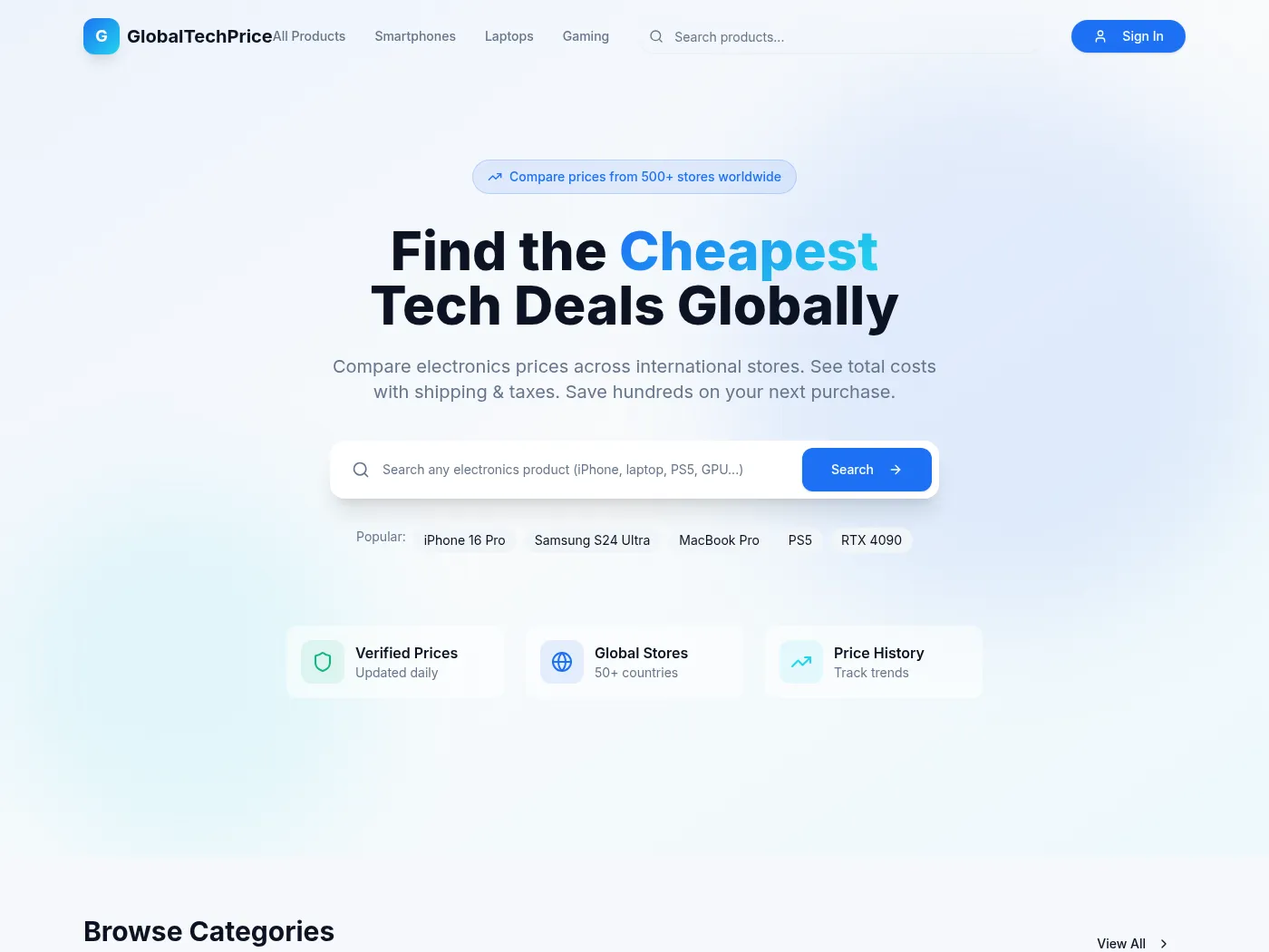 GlobalTechPrice