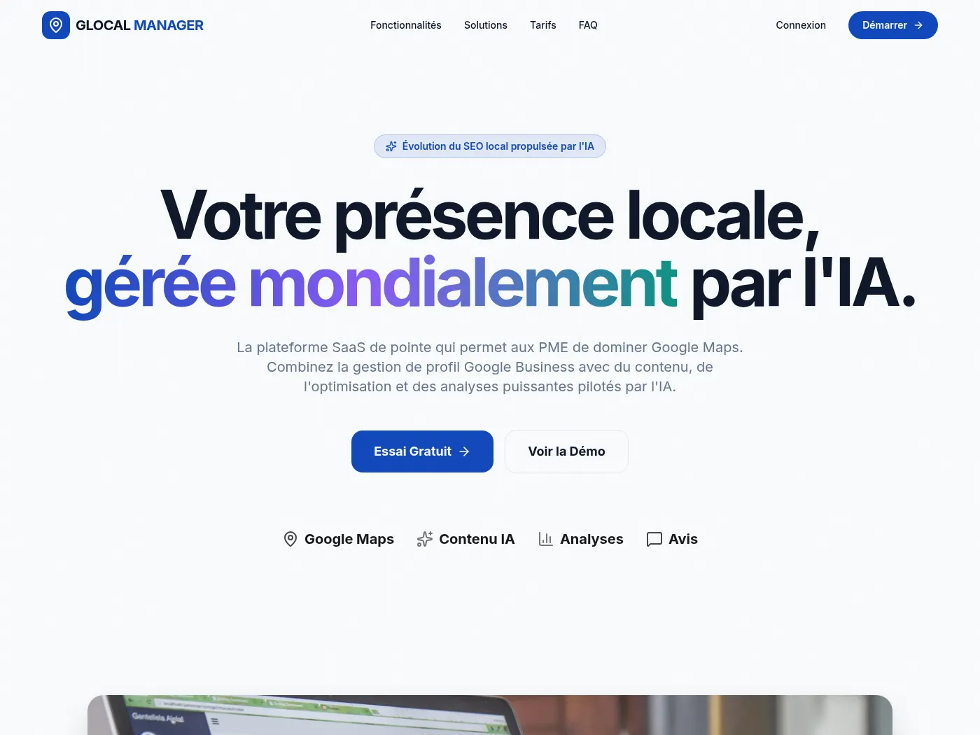 GLOCAL MANAGER SaaS Platform