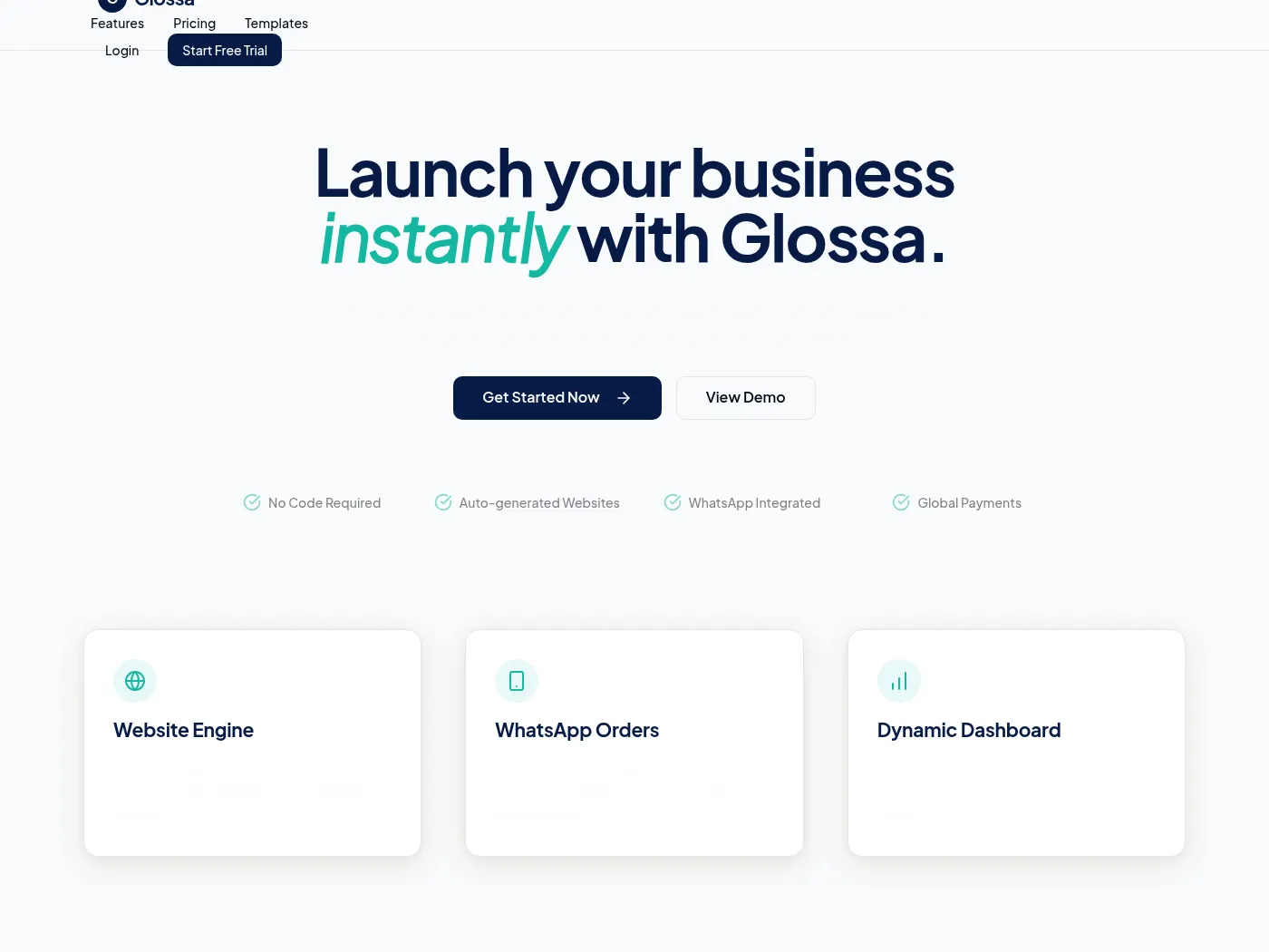 Glossa Business Platform