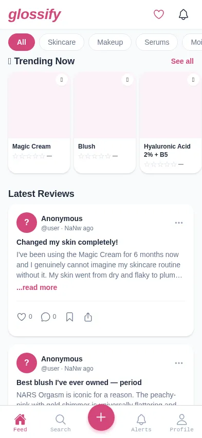 Glossify Beauty Reviews