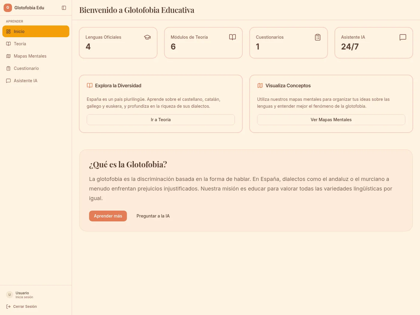 Glotofobia Educativa
