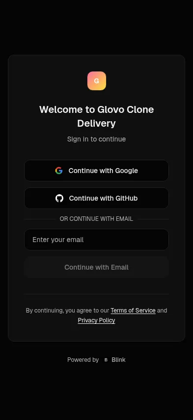 Glovo Clone Delivery
