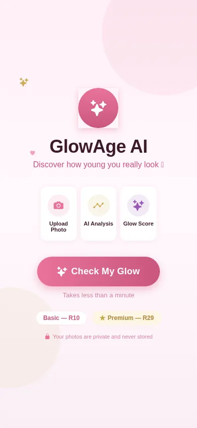 GlowAge AI Beauty App